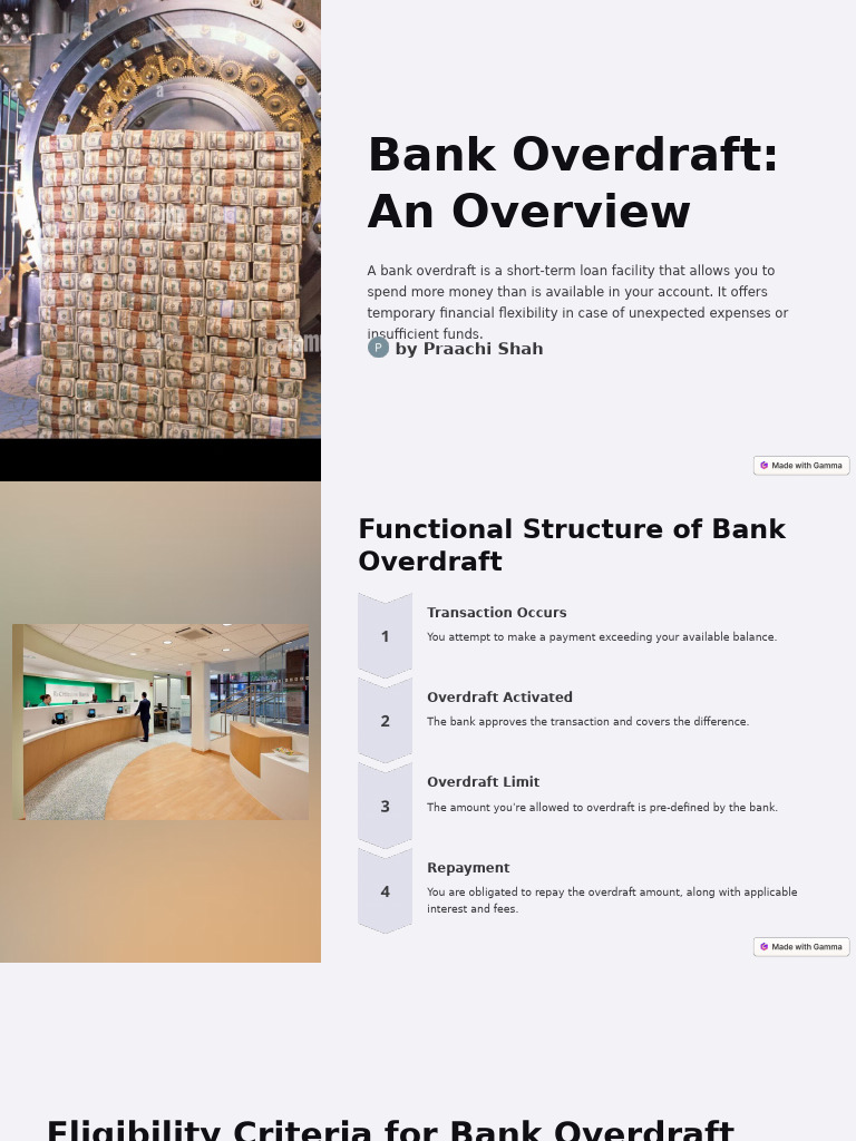 Bank Overdraft An Overview (FIS) | PDF | Overdraft | Banks