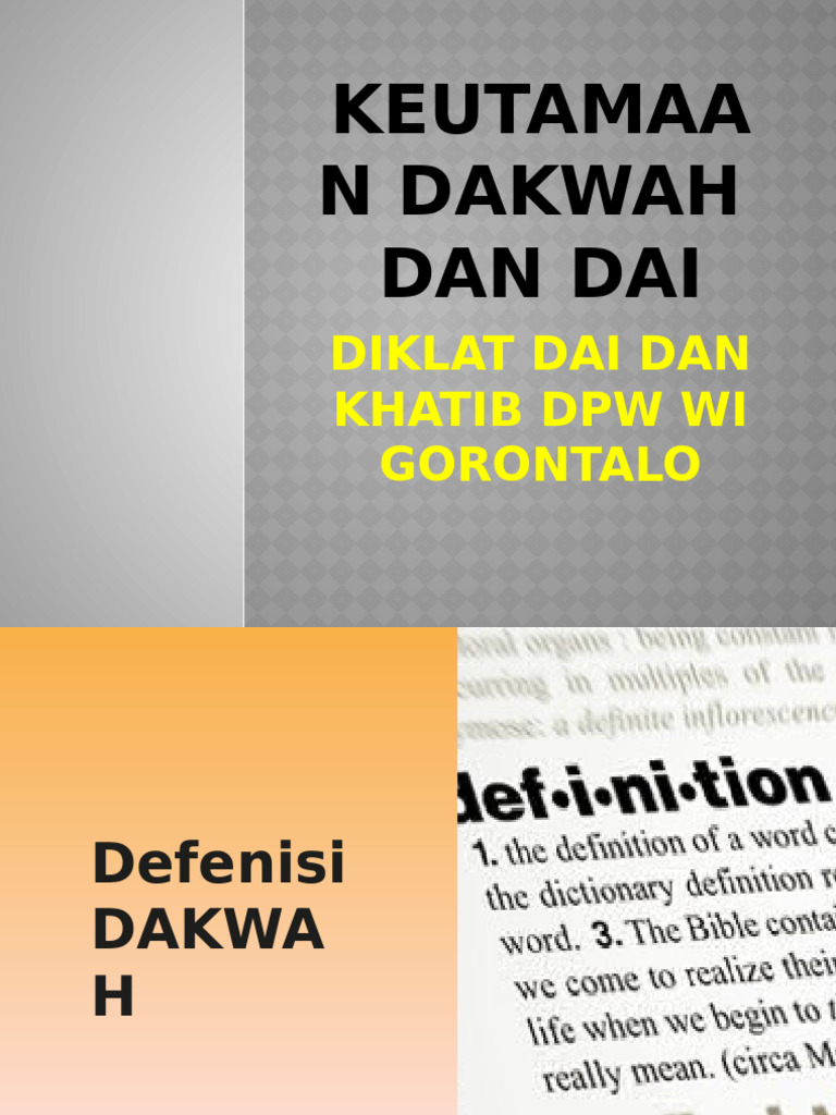 KEUTAMAAN DAKWAH DAN DAI (fix)-Ustadz Yusran | PDF
