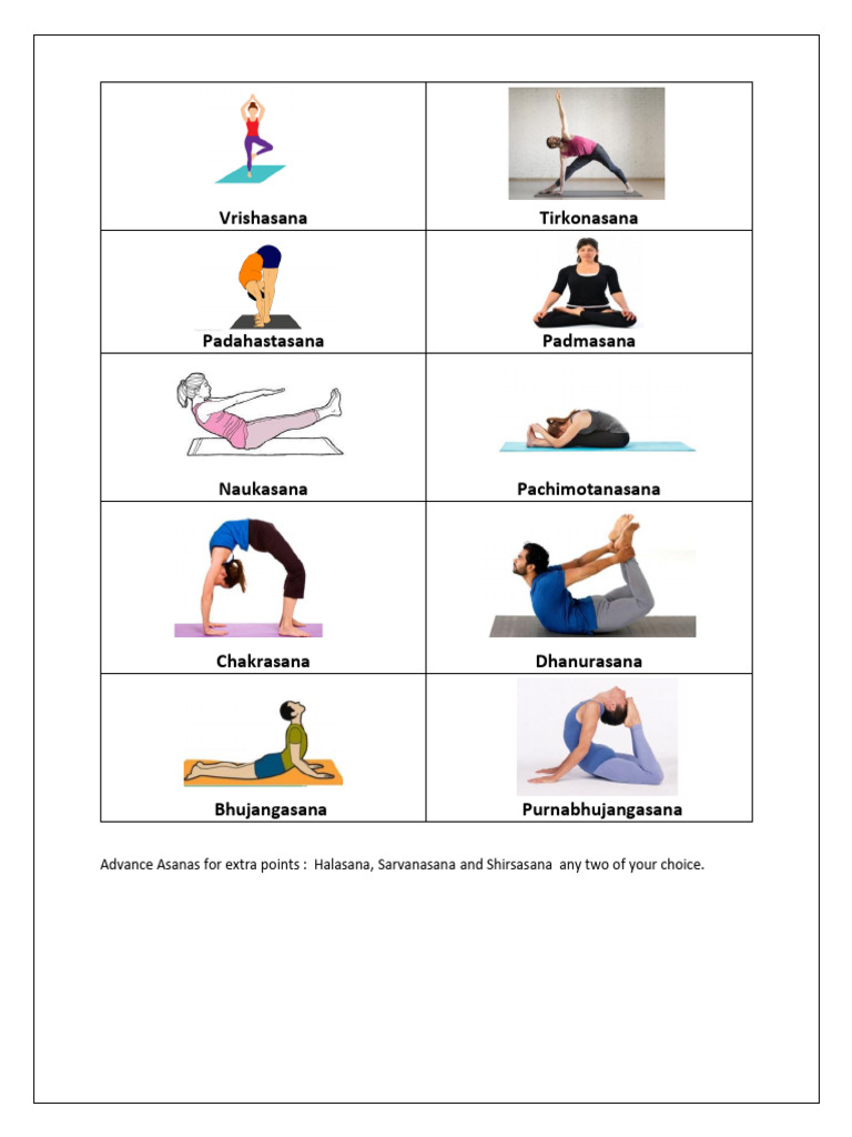 Essential Yogasanas for Beginners | PDF