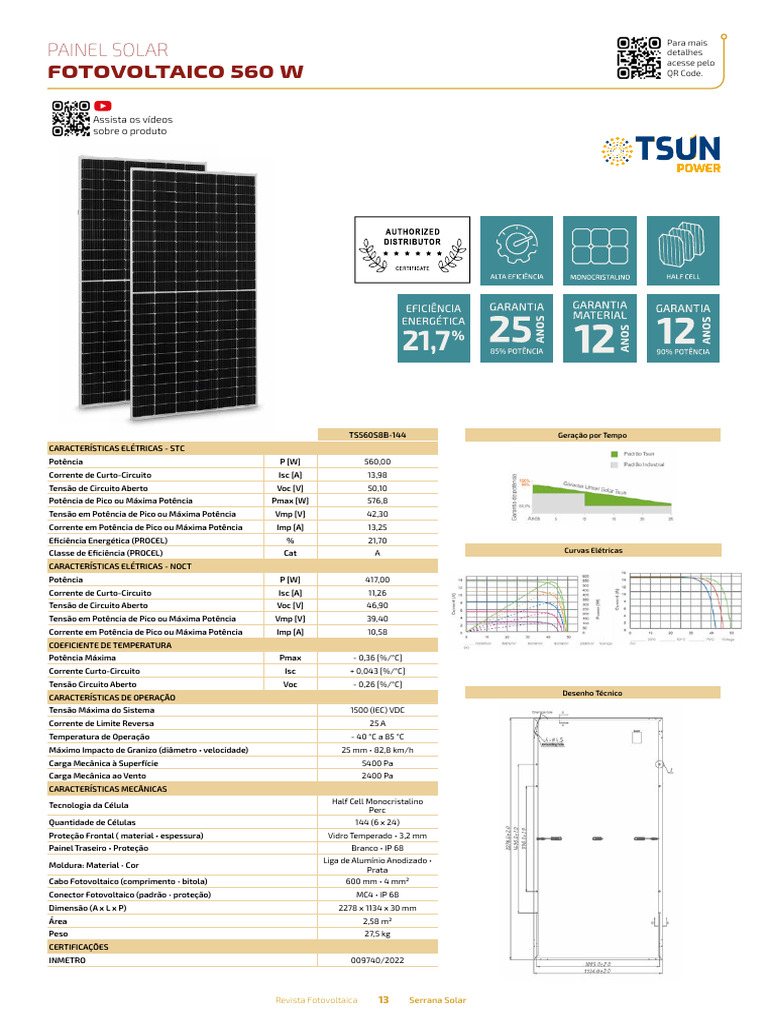Datasheet Modulo TSUN TS560S8B | PDF | Eletricidade | Quantidades físicas