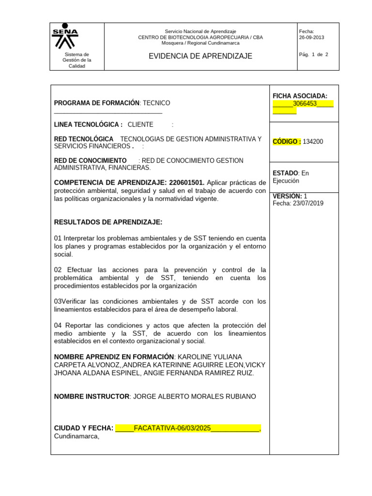 Normas SST | PDF | Seguridad y salud ocupacional | Valores