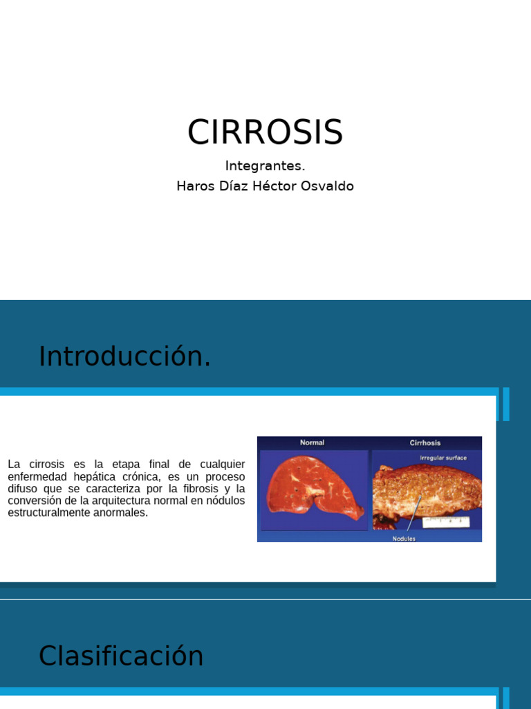 Cirrosis | PDF | Cirrosis | Especialidades Medicas