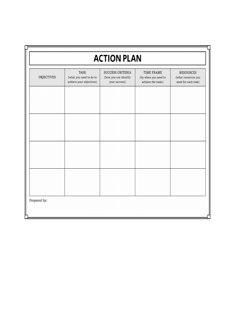 Sample Teacher Action Plan Template - 617913.png | PDF