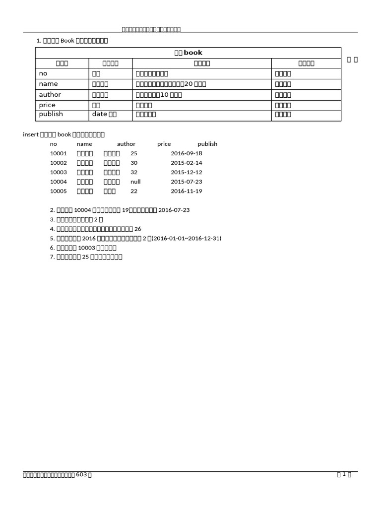 2_02 DML练习 | PDF
