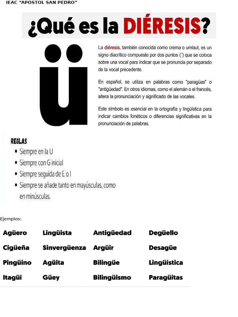 4° La Diéresis | PDF
