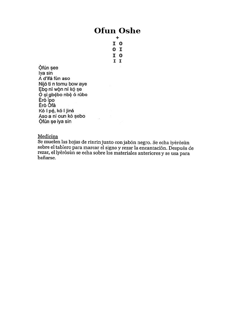 Ofun Oshe 1 | PDF