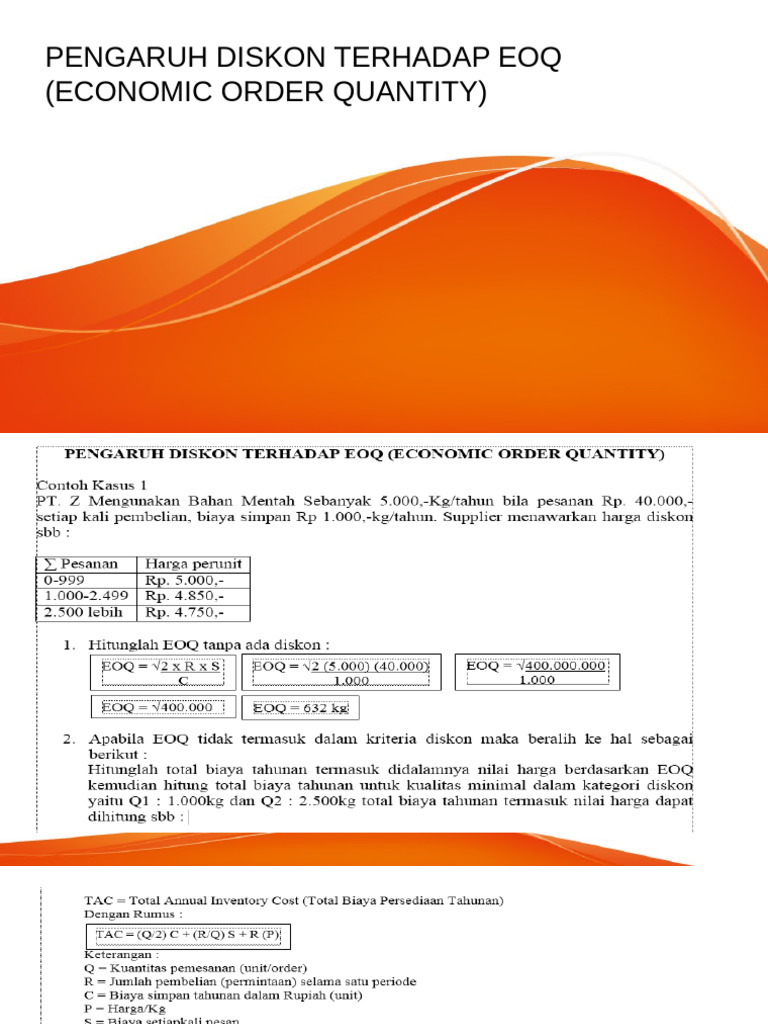 12 Manajemen Persediaan EOQ _Diskon | PDF