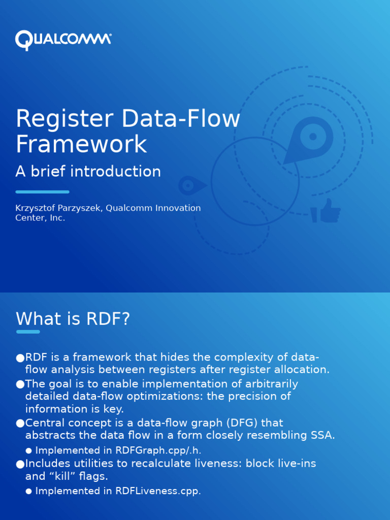 Register Data Flow Framework | PDF | Computer Programming | Computer Engineering