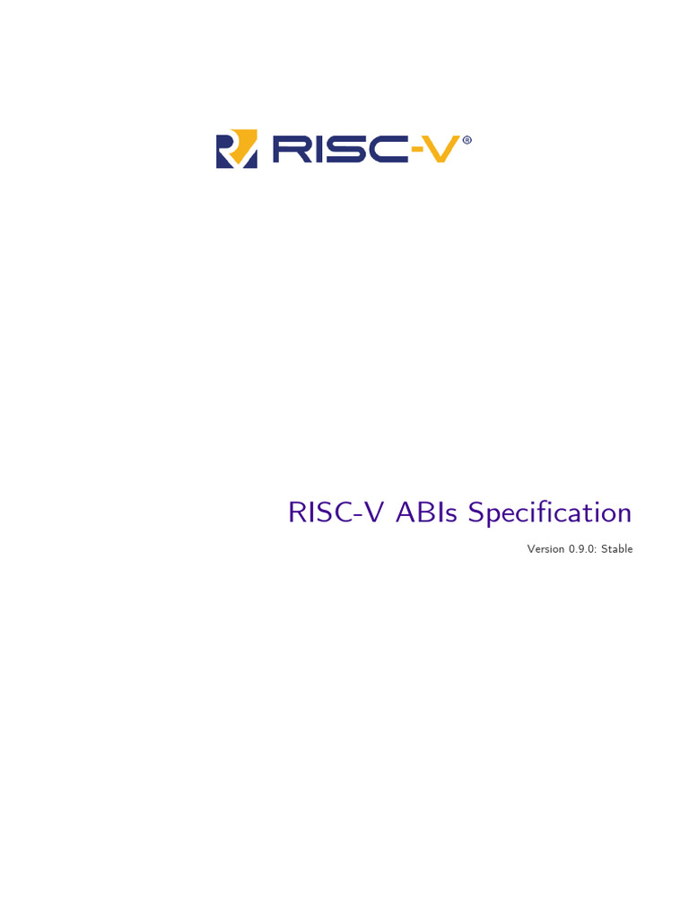 riscv-abi | PDF | 64 Bit Computing | Pointer (Computer Programming)
