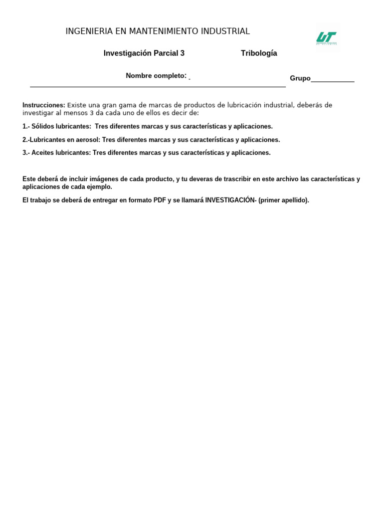 Investigacion Tribo | PDF