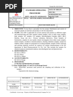 Control Sample SOP - SOP For Control Sample Management | PDF ...
