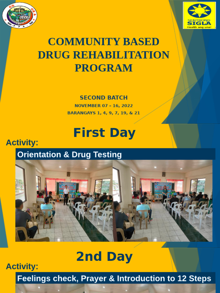 COMMUNITY BASED DRUG REHABILITATION PROGRAM | PDF