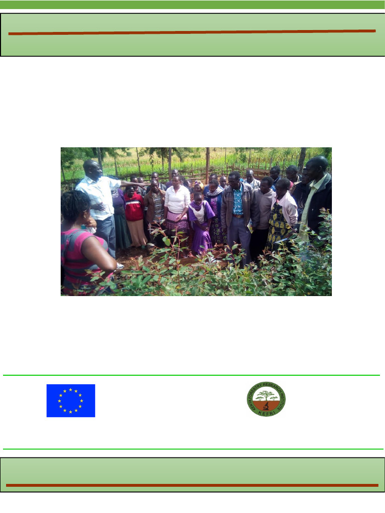 Tree Nursery Training Manual | PDF | Plant Nursery | Sowing