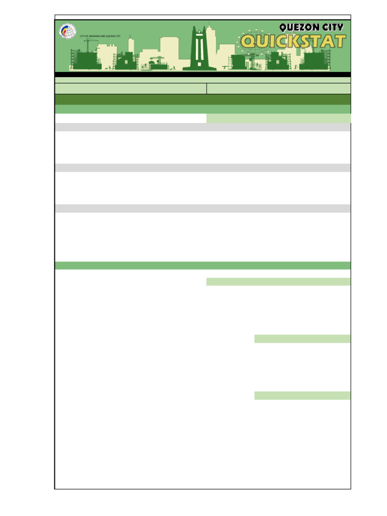 Quickstat-QC-as-of-JUNE 2024 | PDF | Consumer Price Index | Economies