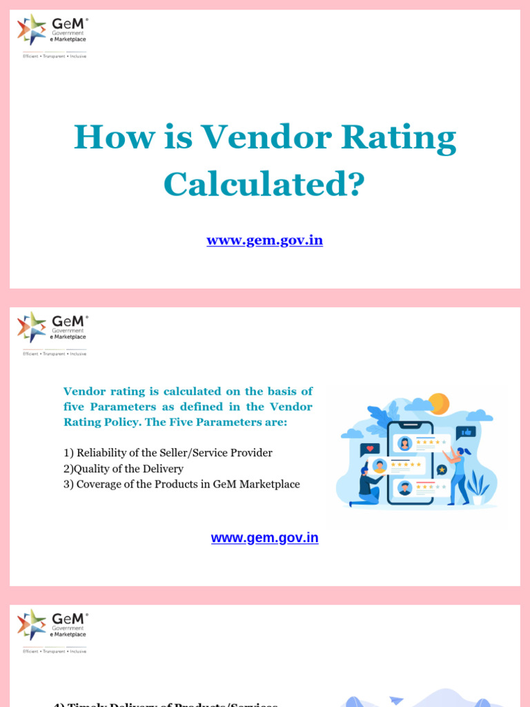 How Is Vendor Rating Calculated | PDF