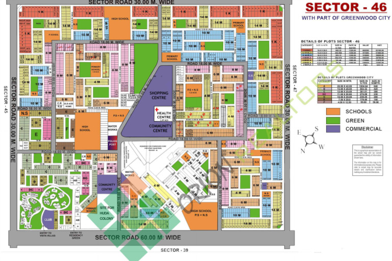 Sector 46 Map | PDF
