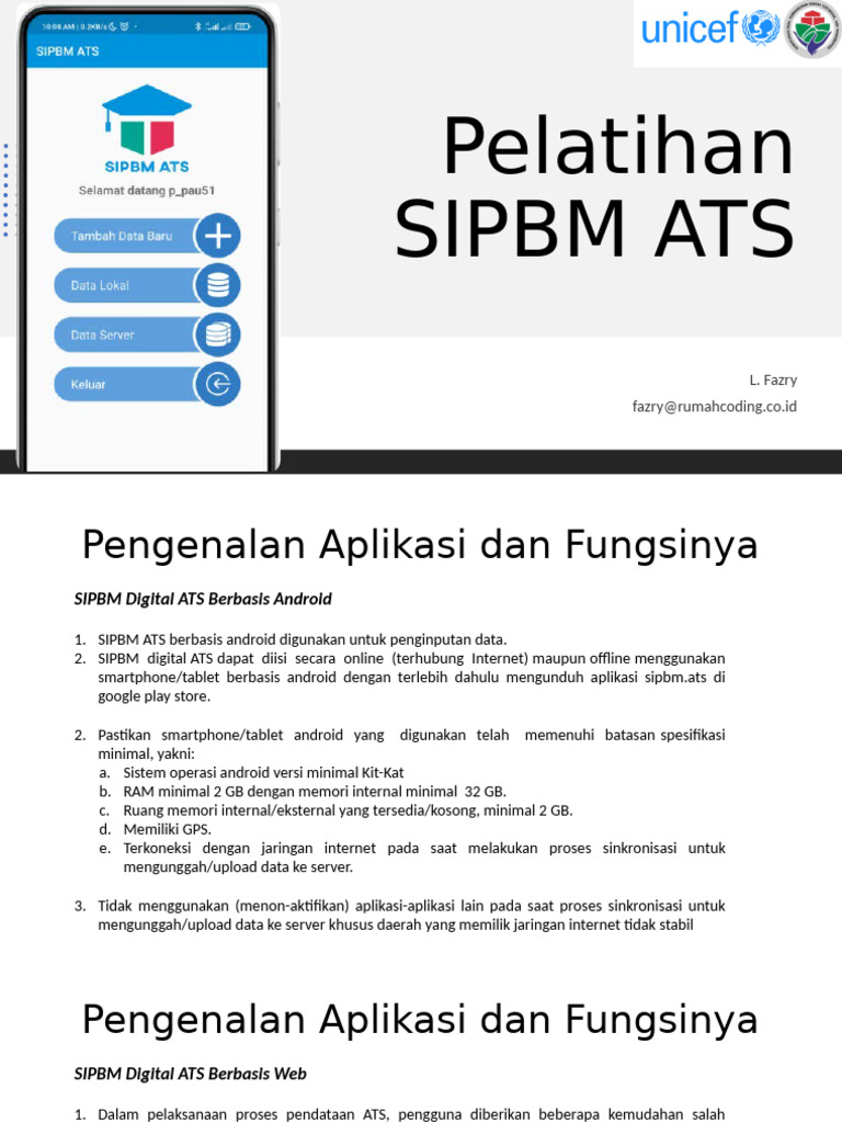 Materi Teknis Modul Pendata ATS 2022 New | PDF