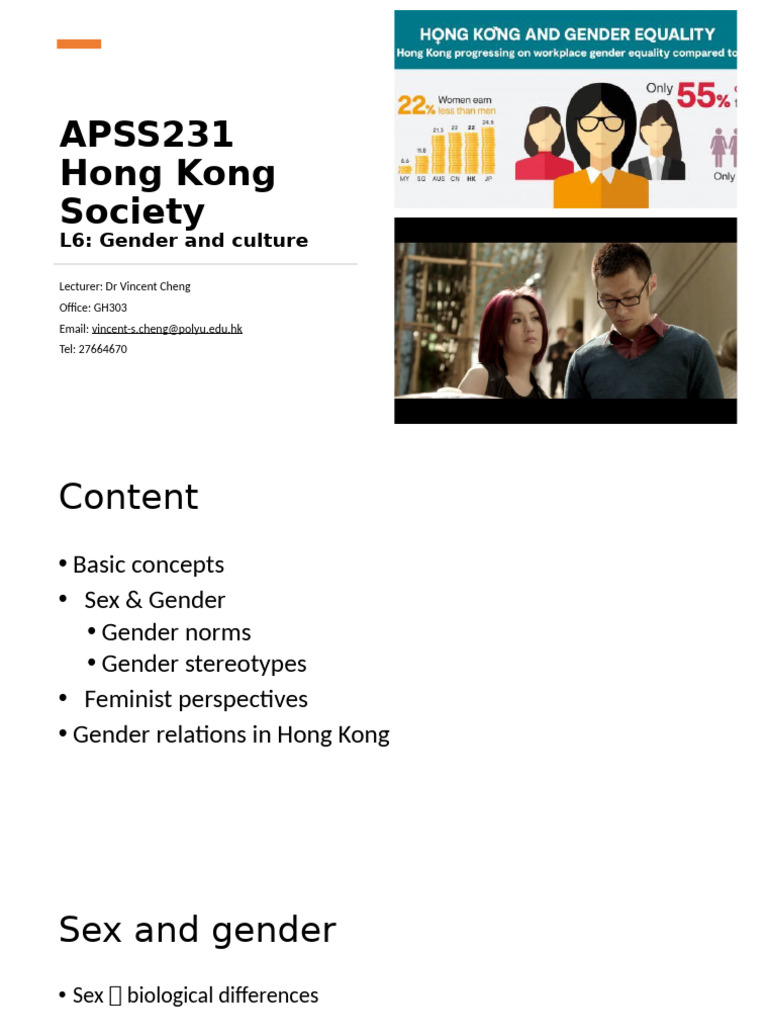 HKS - Lecture 6 Gender 1 11 March | PDF | Gender Studies | Feminism