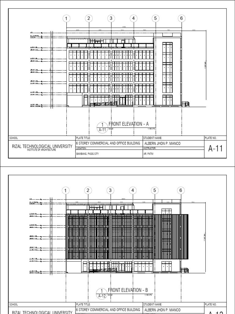 MANCO REVISED ELEV AND SEC | PDF