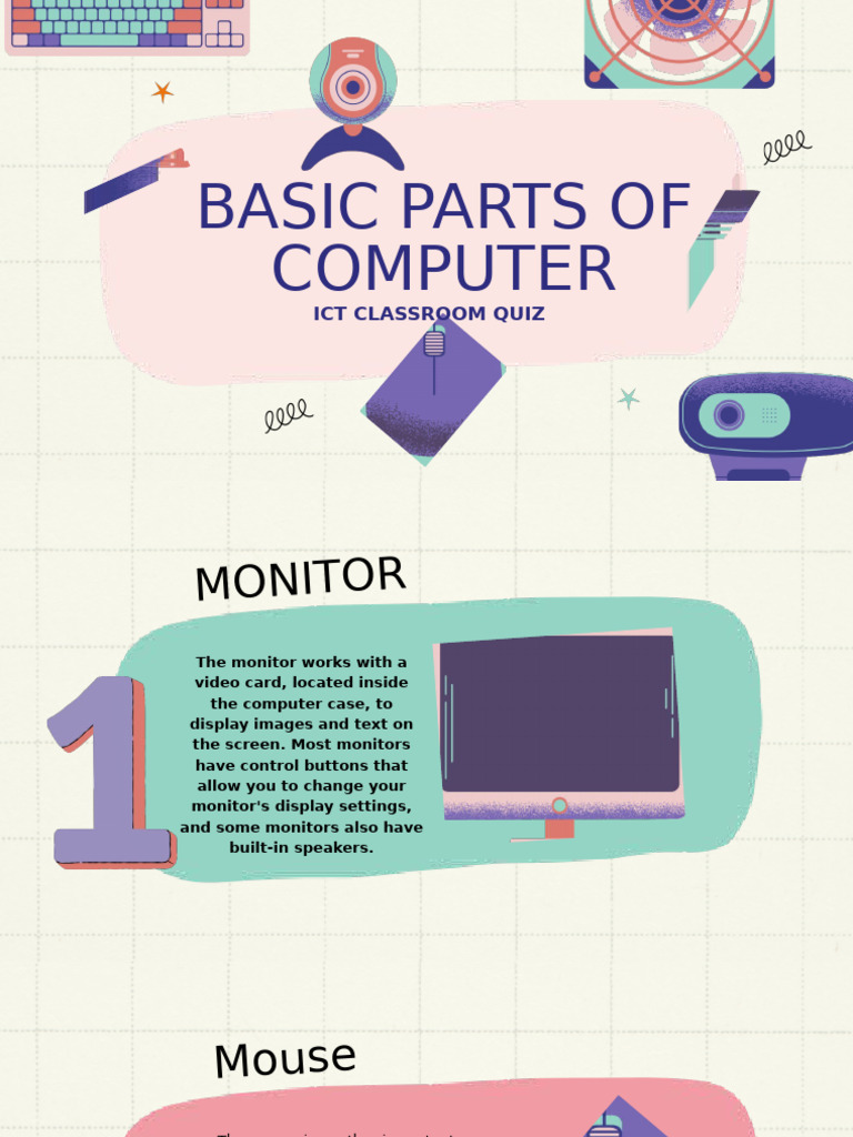 Purple and Green Modern ICT Computer Parts Classroom Quiz - 20241109 ...