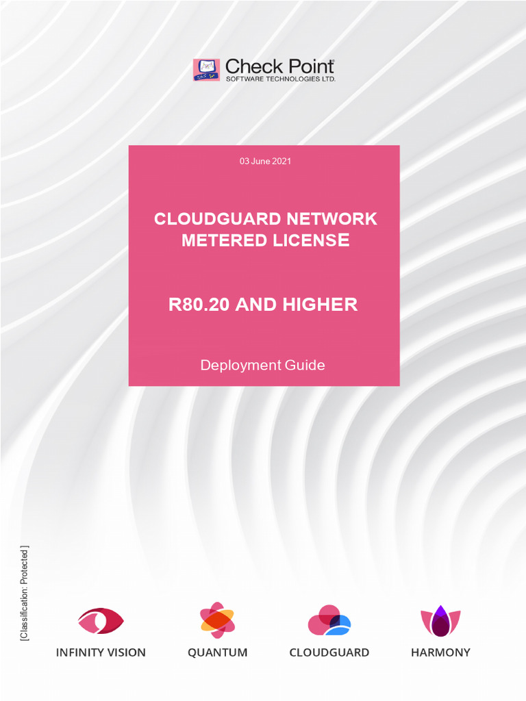CP_CloudGuard_Network_Metered_License_R80.20_and_Higher_DeploymentGuide | PDF | Computer Network ...