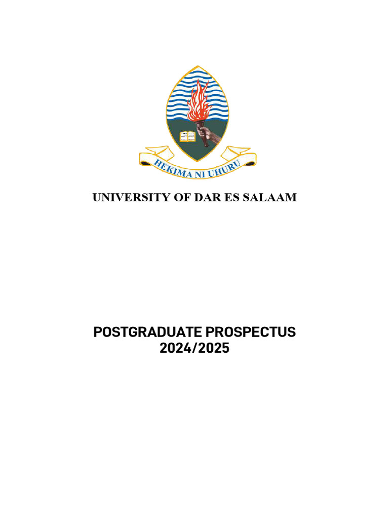 Postgraduate Prospectus 2024 2025 | PDF | Thesis | Academic Degree