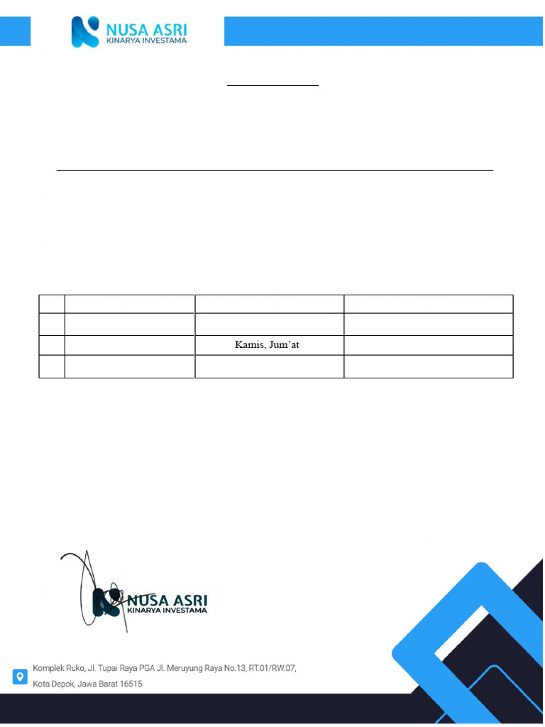 Penyesuaian Jam Kerja Selama Bulan Ramadhan 1445 H | PDF