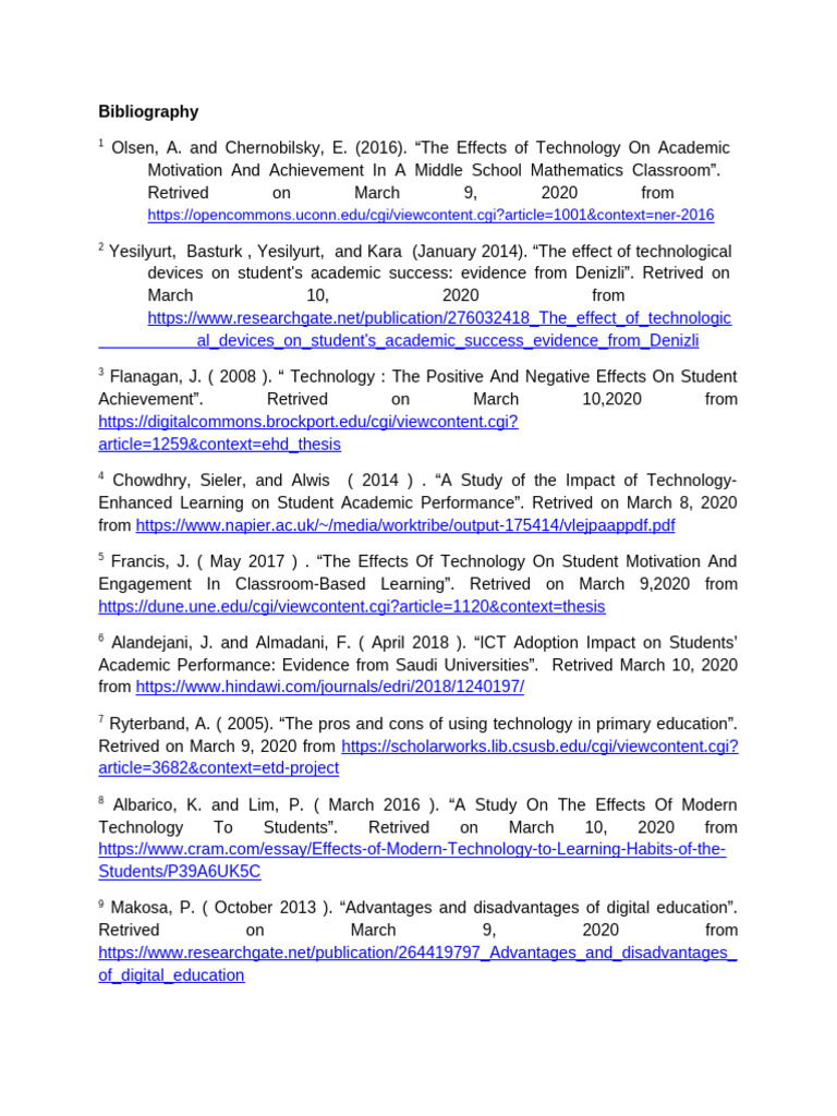 Bibliography | PDF