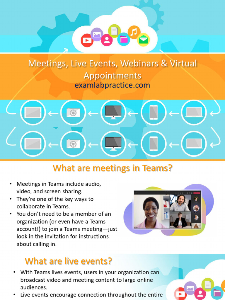 Teams Meetings and Events Overview | PDF