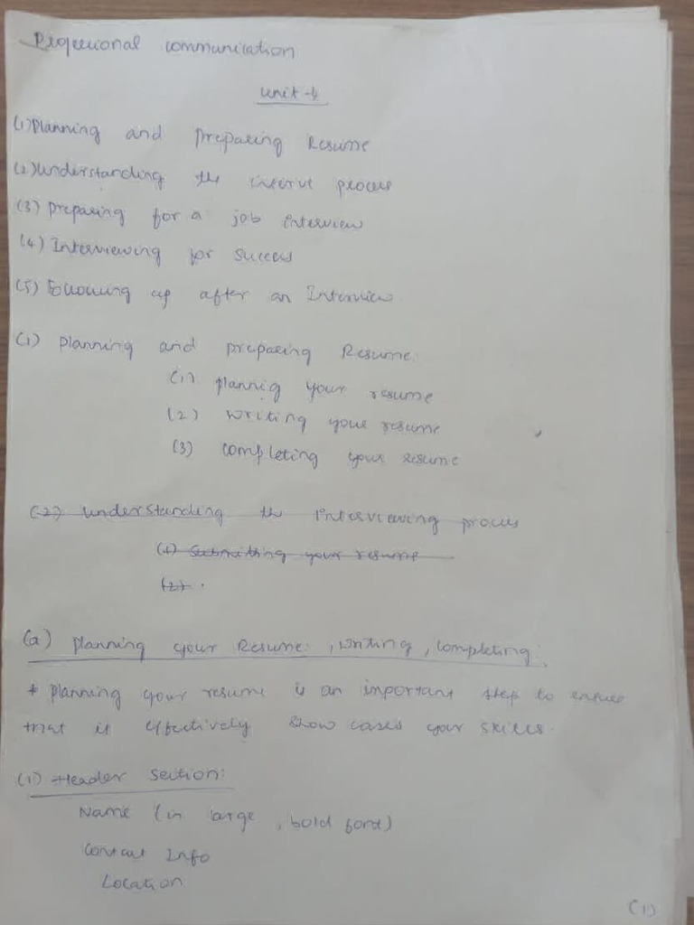 Professional Communication Notes | PDF