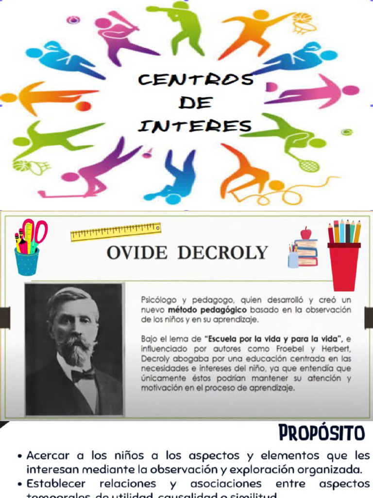 centros de interés | PDF