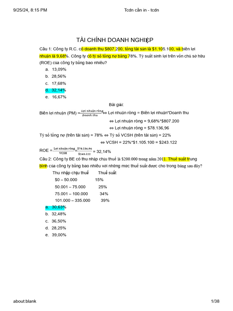 Tcdn cần in - tcdn | PDF