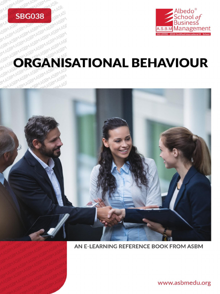 Organizational Behaviour (SBG038) | PDF | Attitude (Psychology ...