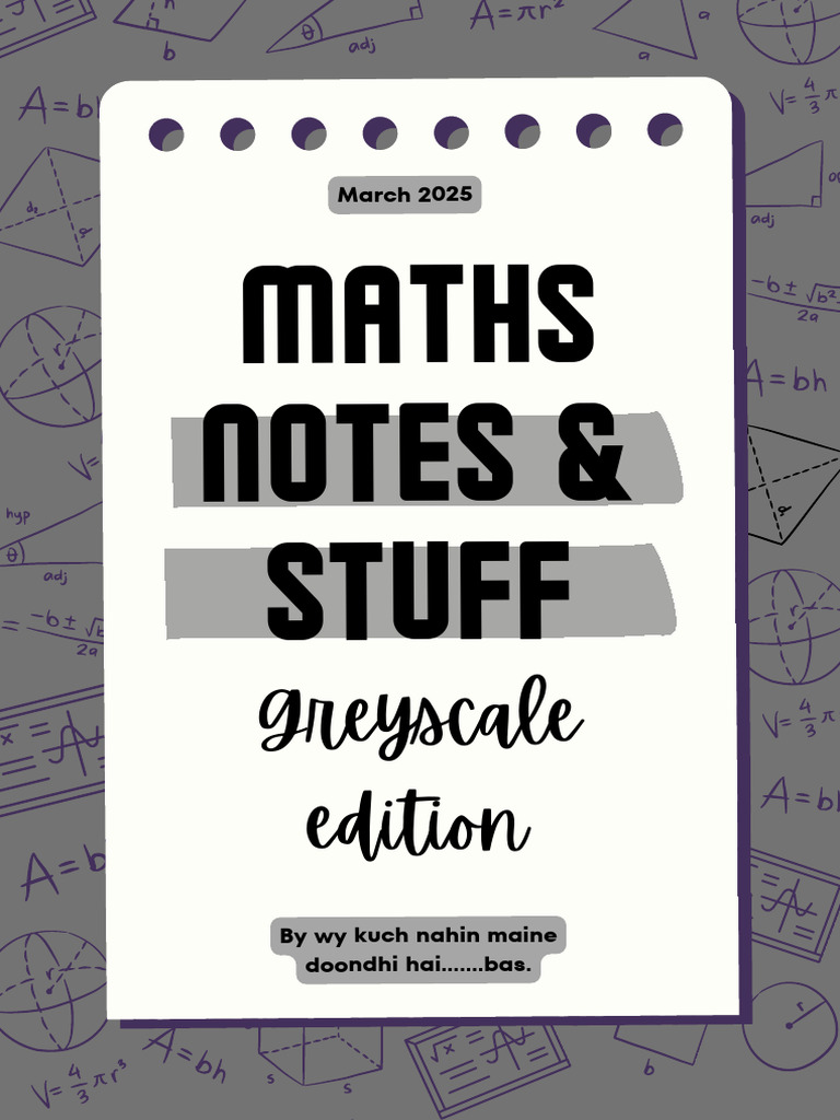 Purple and White Scribble Science Project Cover A4 Document | PDF