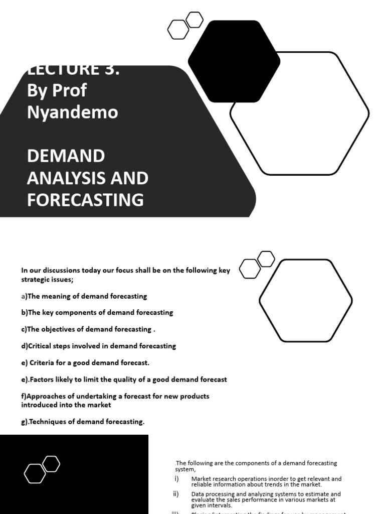 Demand Analysis and Forecasting | PDF | Forecasting | Demand