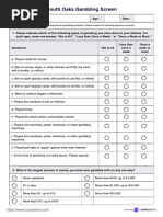 The Trauma Life Events Tale Checklist | PDF | Psychological Trauma ...