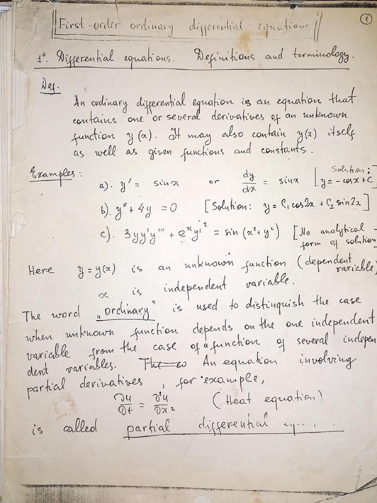 Introduction Separable Equations Pdf