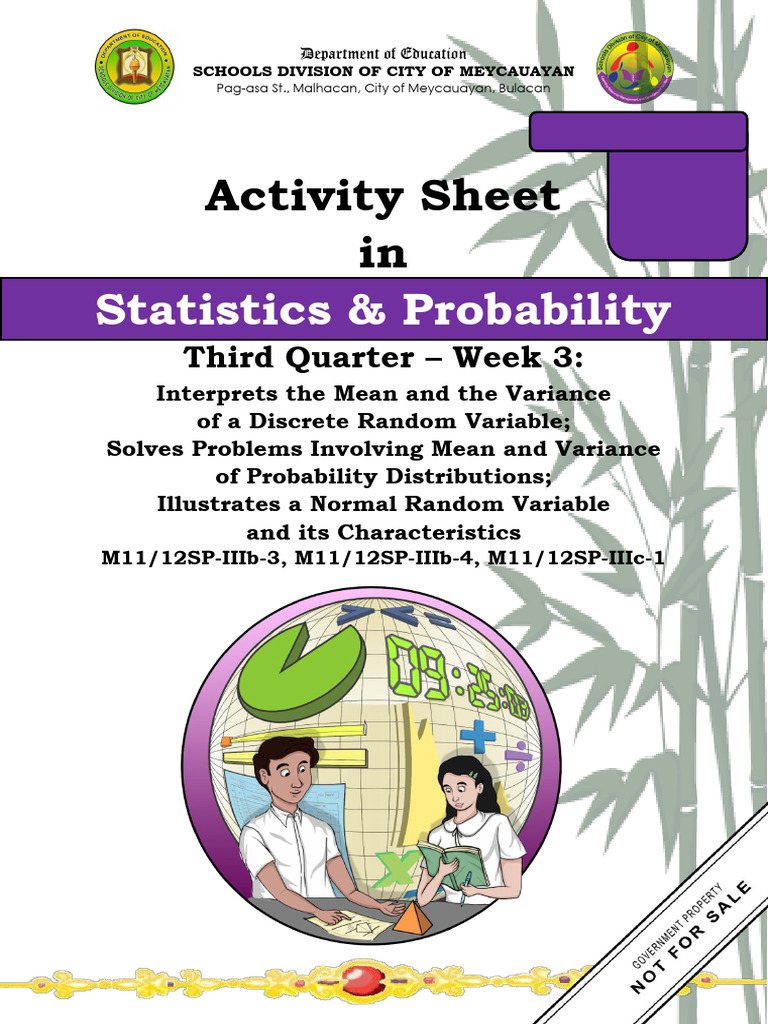 Statisticsprobability11 Las Q3W3 1 | PDF | Expected Value | Standard Deviation