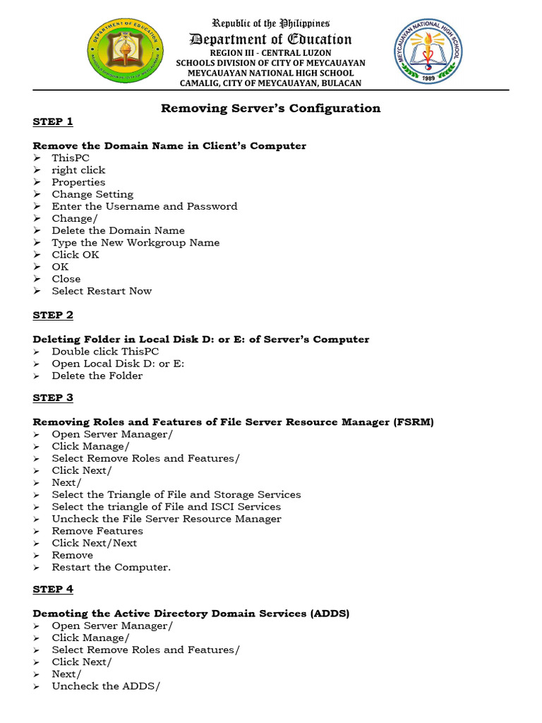 Set Up Computer Server COC3 | PDF | Computer File | Software