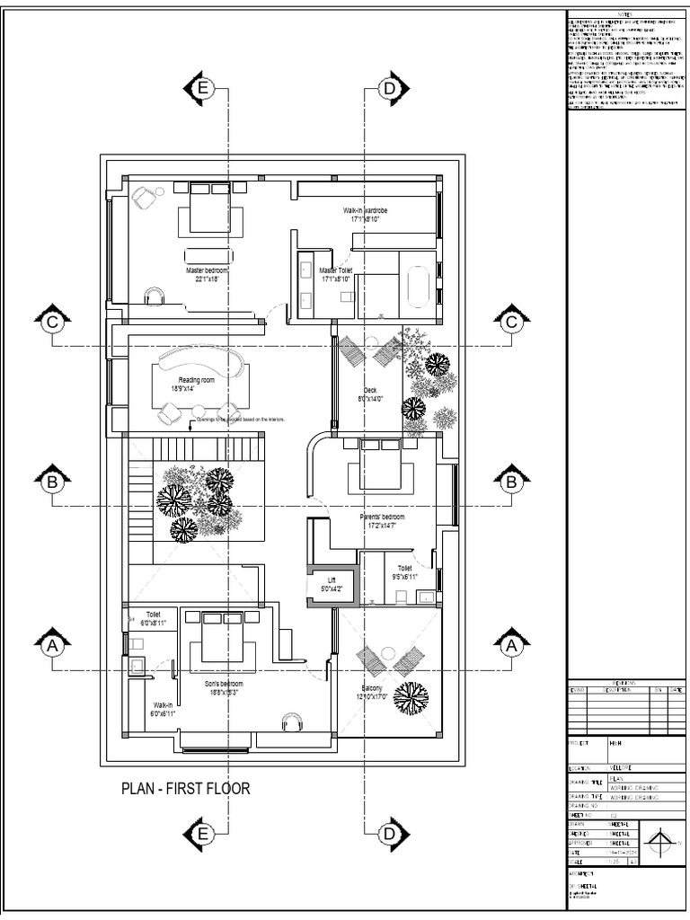 First Floor House Plan Layout | PDF