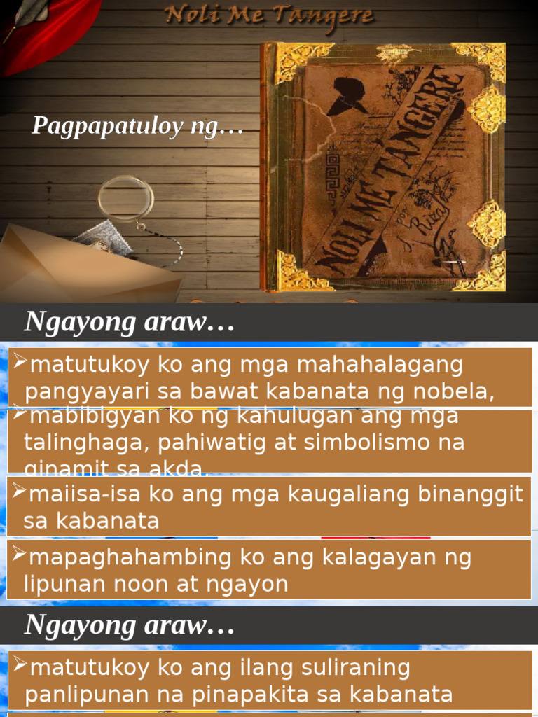 Grade 9 - Noli Me Tangere Kabanata 54-57 | PDF