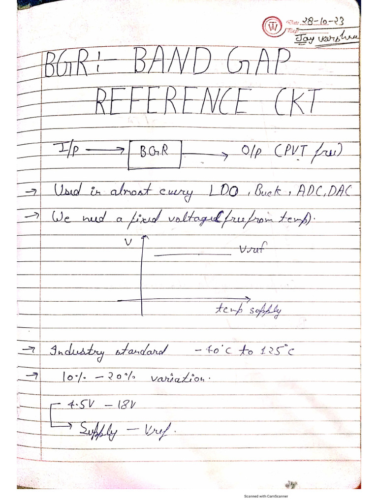 Band Gap Reference | PDF