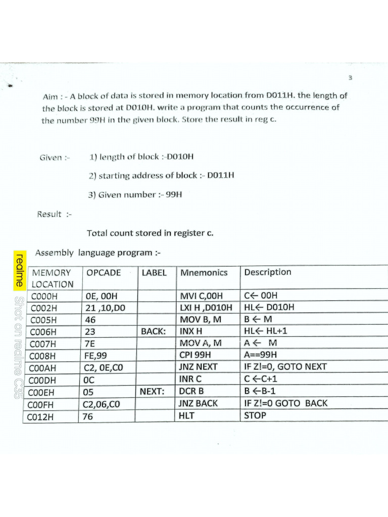 Assembly Programs | PDF