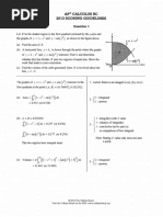 AP Calculus BC 2017 Answer Key | PDF | Mathematics | Calculus
