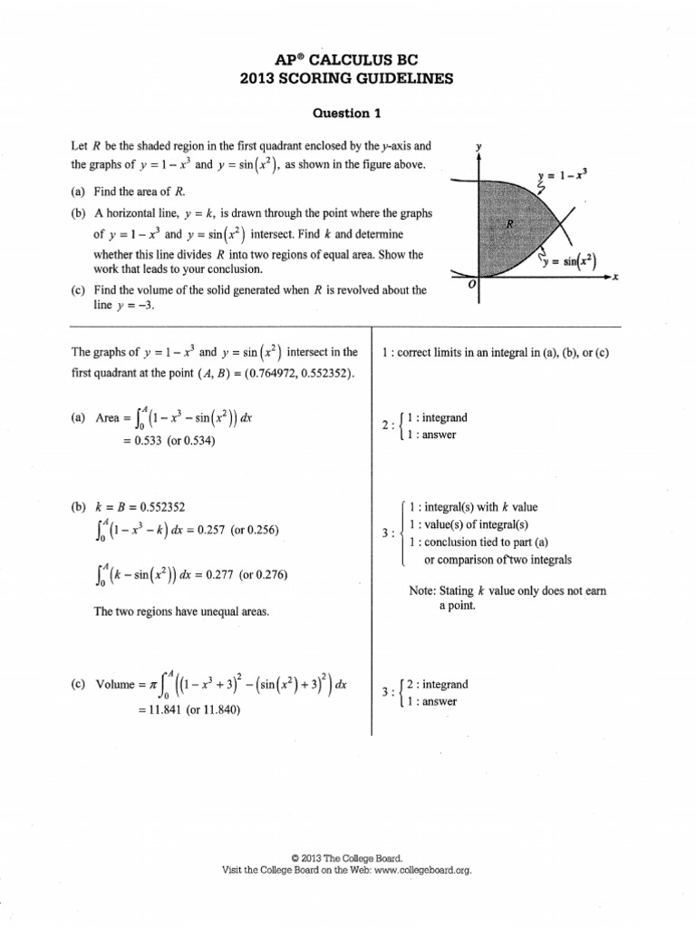 Ap BC 2013 FRQ 1-3 | PDF