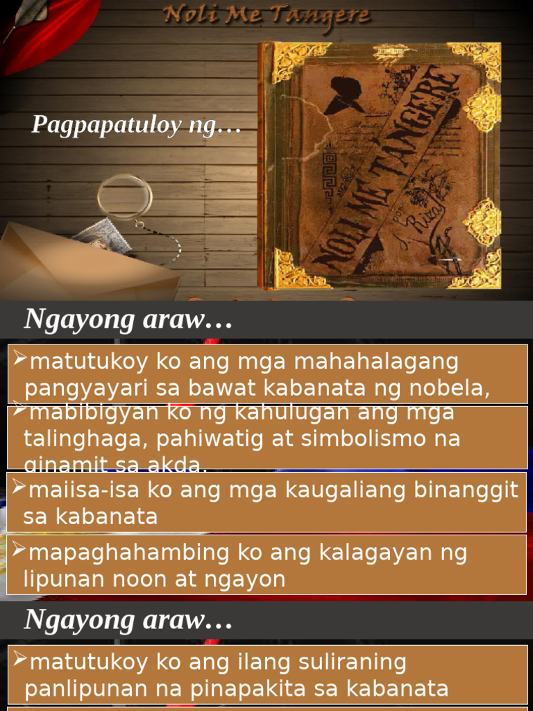 Grade 9 - Noli Me Tangere Kabanata 46 - 49 | PDF