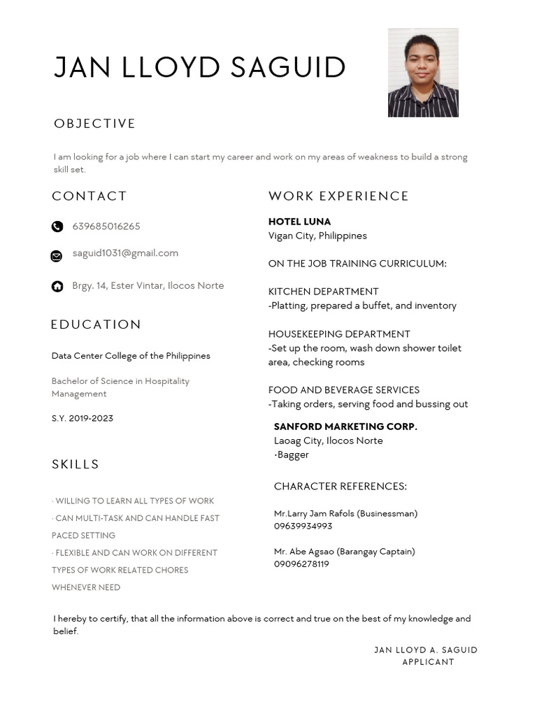JAN RESUME | PDF