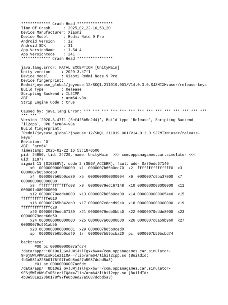 Mod Menu Crash 2025 02 22-16 53 20 | PDF | Consumer Electronics ...