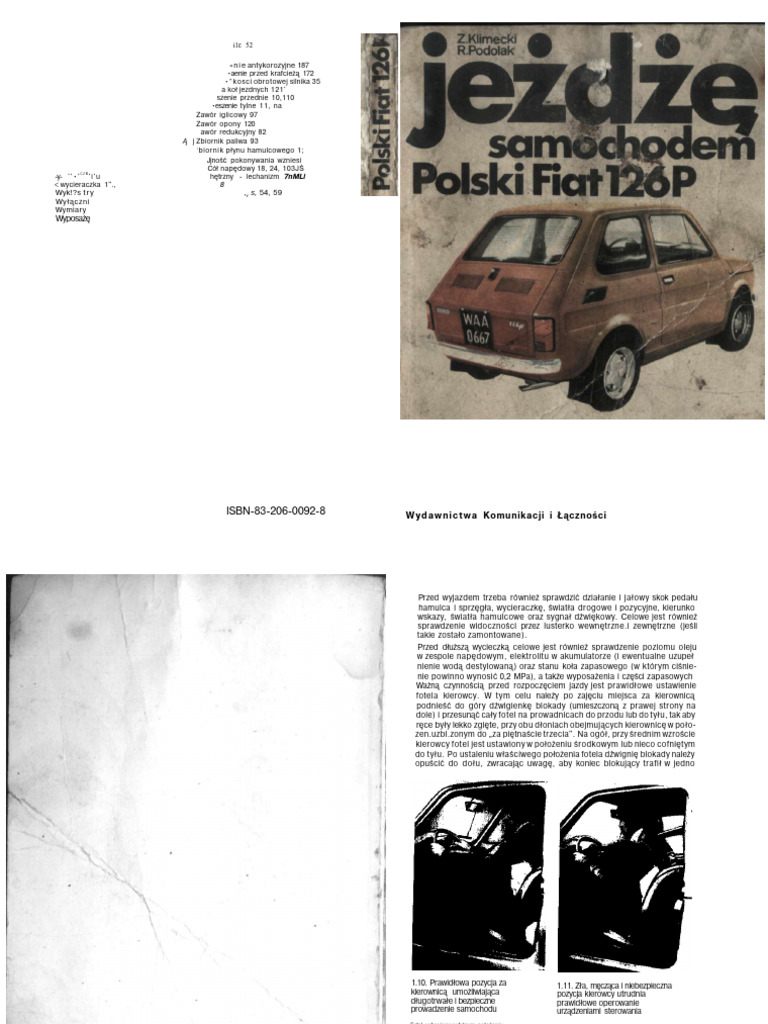 Jeżdżę Samochodem Polski Fiat 126P | PDF