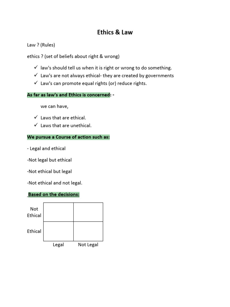 4.ethics and Law | PDF